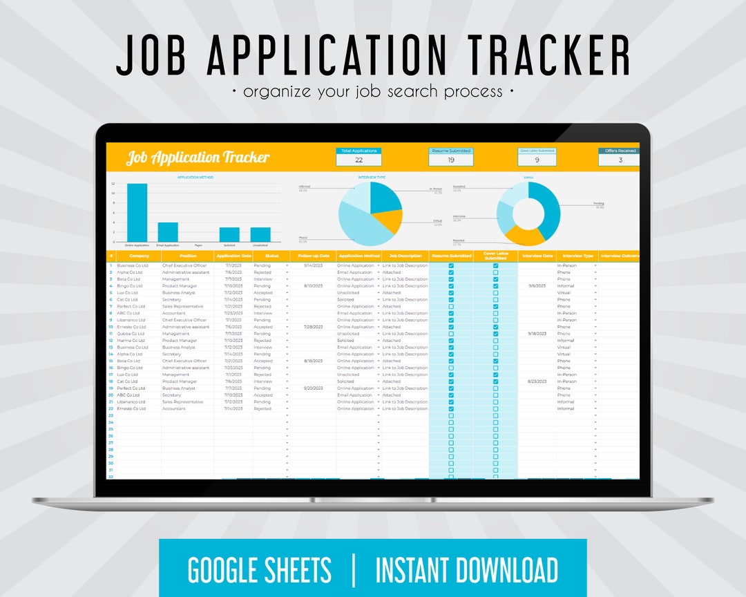 Job Application, Career Tracker, Interview Planning, Employment Record ...