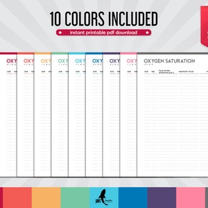 Oxygen Tracker, Saturation Journal, Pulse Log, Oxygen Record ...