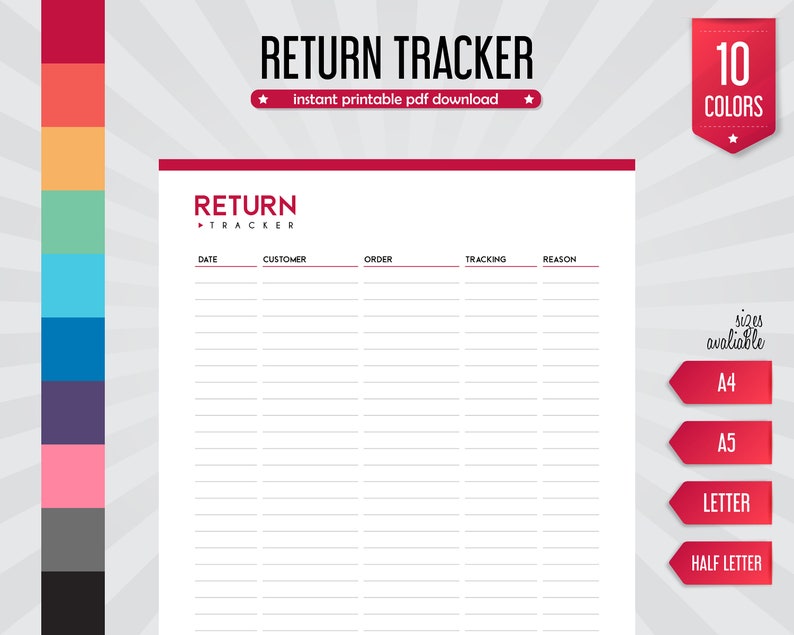 Return Tracker, Product Returns, Return Management, Return Tracking ...