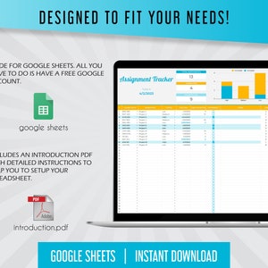 School Spreadsheet, School Tracker, Google Sheets, Grade Tracker ...