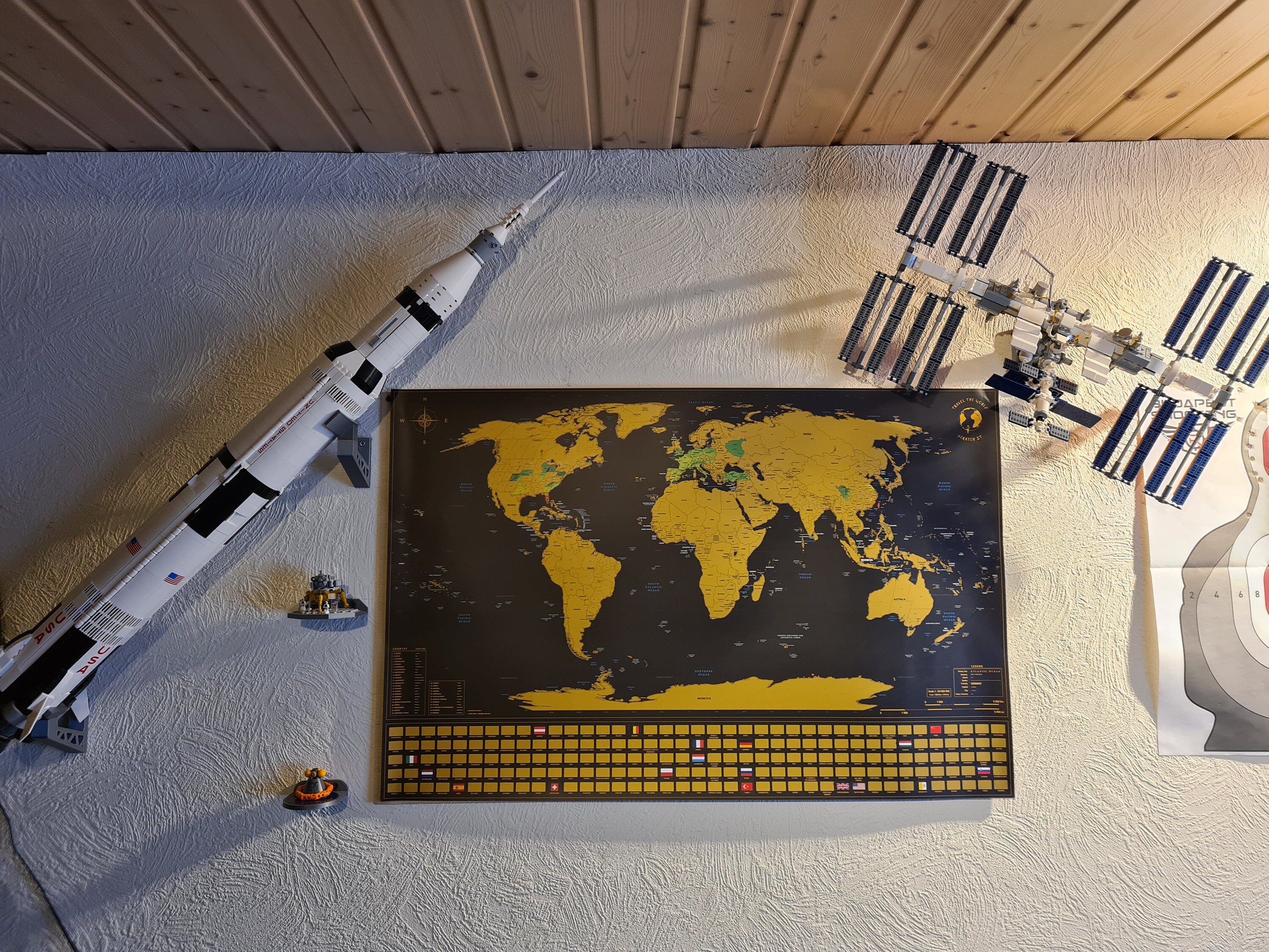 Lego ISS international Space Station 21321 Wall Mount - Etsy
