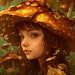Charming Fungi Fairy Illustration #4 - Art Print, Botanical & Fantasy ...