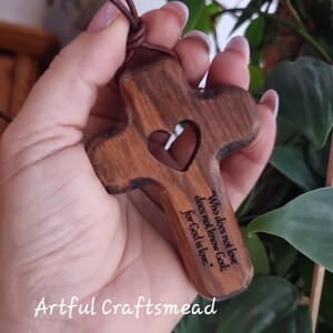 Beautiful Handcrafted Hardwood Cross, Personalized With Name and ...