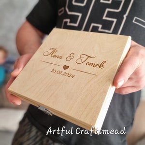 Wooden Wedding Box, Unique Way to Give Money as a Wedding Gift ...
