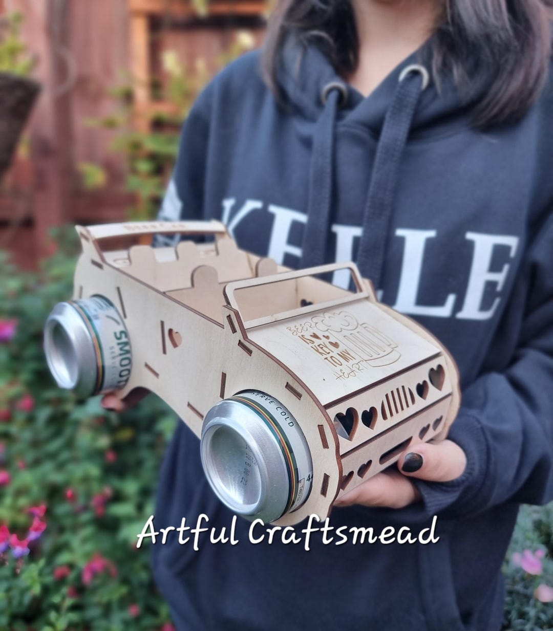 Introducing the Plywood Beer Car, Unique Gift for the Beer Lover in ...