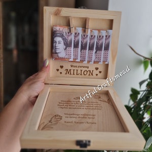 Wooden Wedding Box, Unique Way to Give Money as a Wedding Gift ...