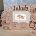 Personalised Gift for Baby, Wood Photo Frame, New Born Frame, Birth ...