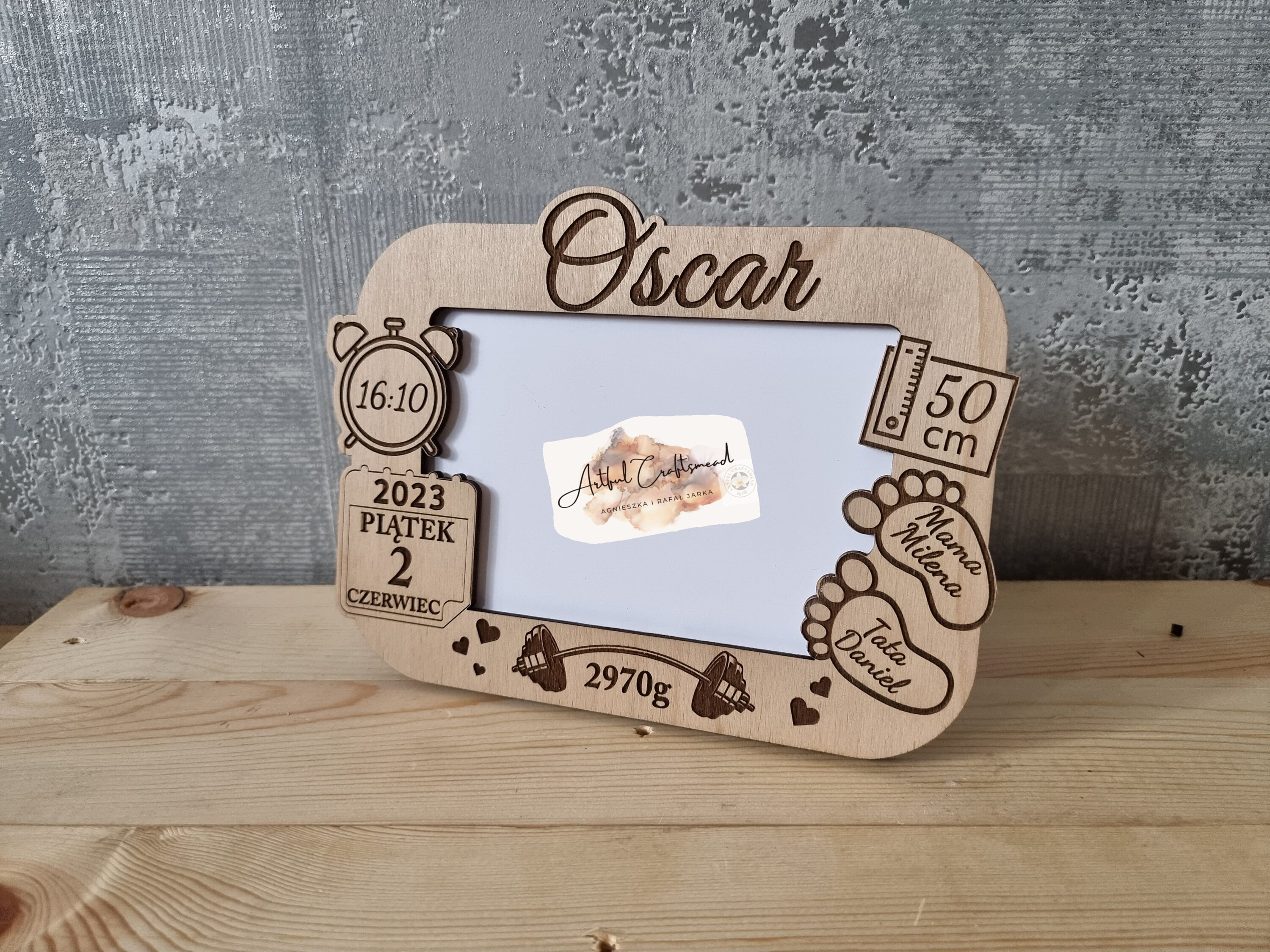 Personalised Wooden Photo Frame for Kids Gift for Children - Etsy