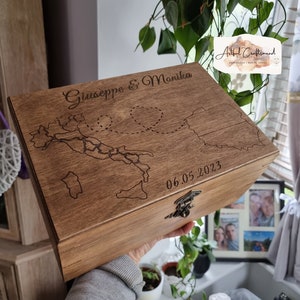 Keepsake Wedding Box, Adventure, World Map Box, Travel, Decorative ...