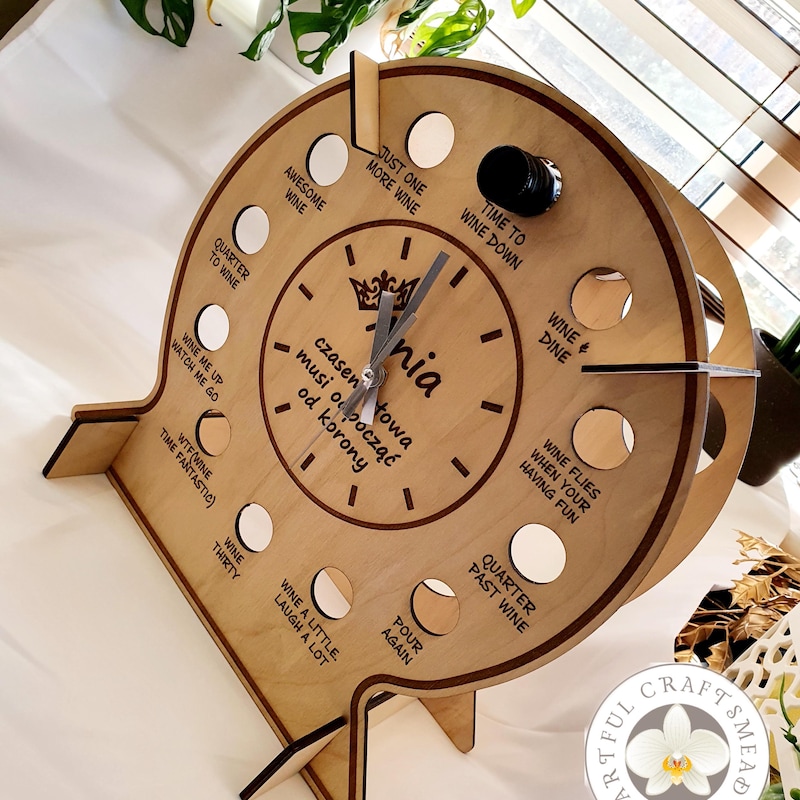 Wine Bottle Clock - Etsy