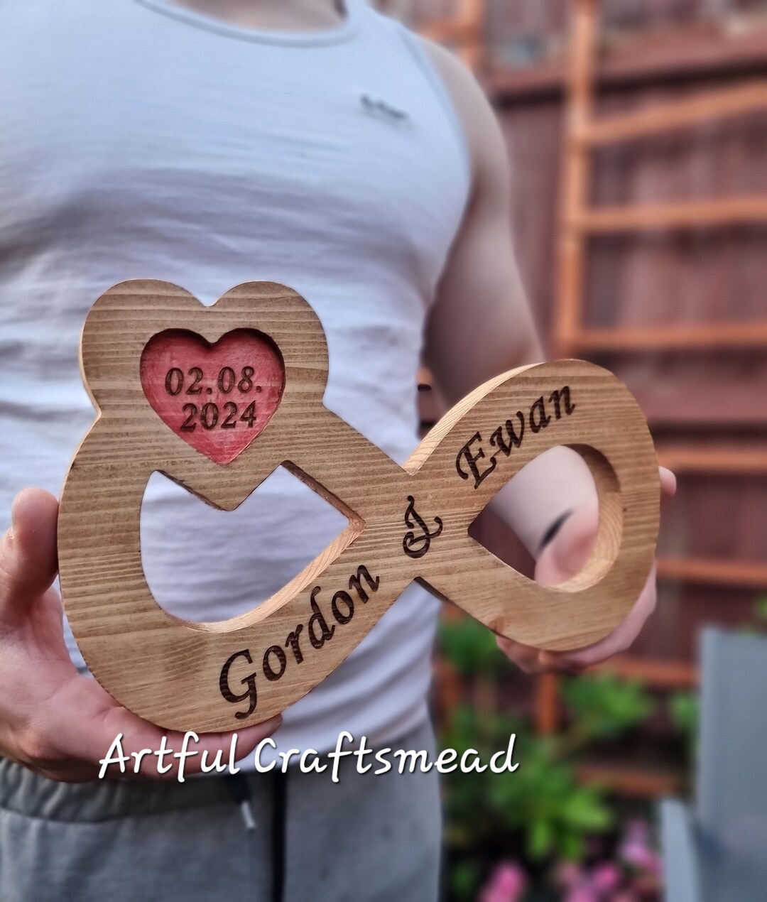 Personalized Couple Name Sign, Anniversary Gift, Wedding Gift, Infinity ...