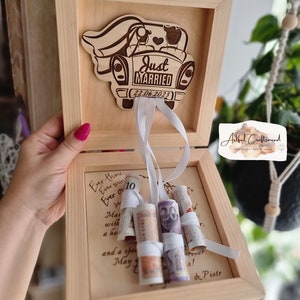 Wooden Wedding Box, Unique Way to Give Money as a Wedding Gift, Our ...