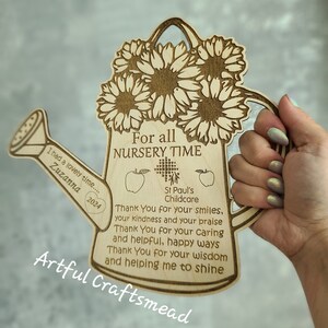 Personalized Sunflower Watering Can – Unique Gift for Schools and ...
