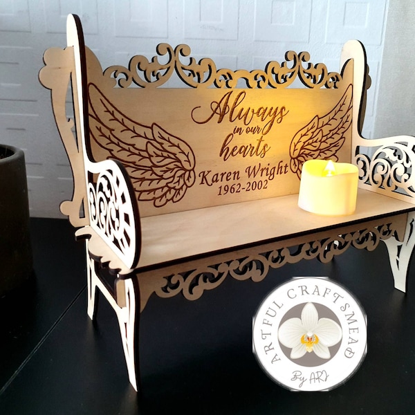 Memorial Bench - Etsy