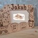 Personalised Gift for Baby, Wood Photo Frame, New Born Frame, Birth ...