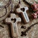 Beautiful Handcrafted Hardwood Cross, Personalized With Name and ...