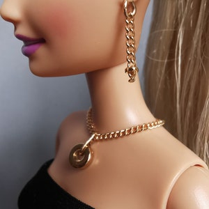 Gold Accessory for Integrity Toys, Pendant With a Circle for Doll ...