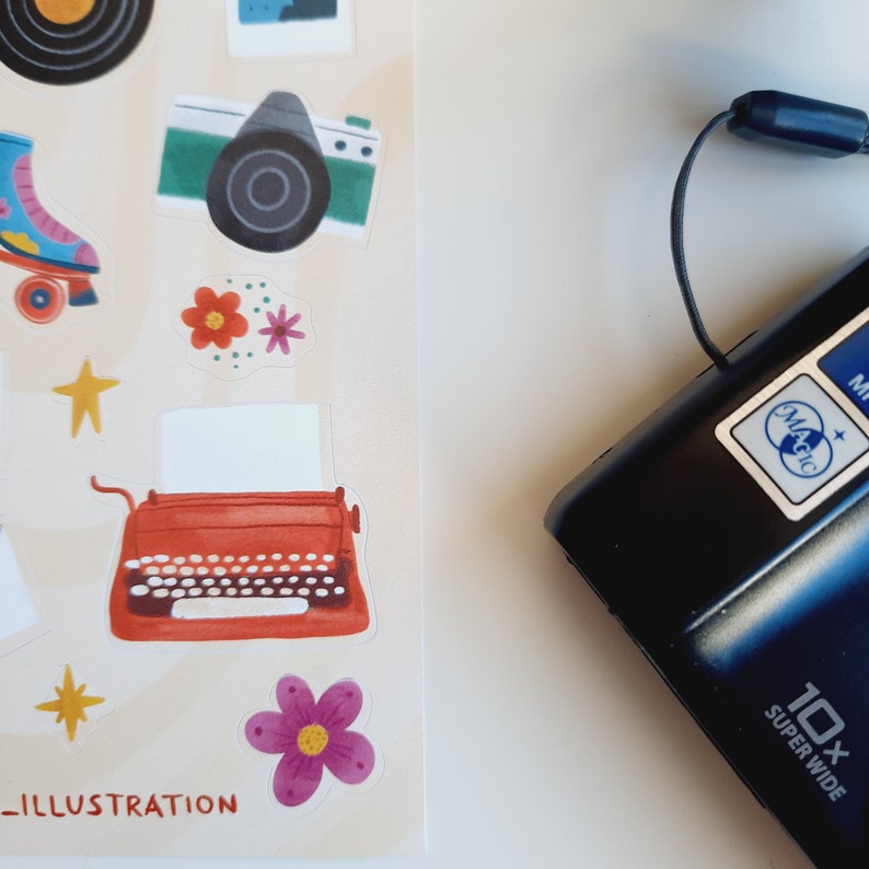 Vintage Sticker Set Bullet Journal Stickers Planner - Etsy