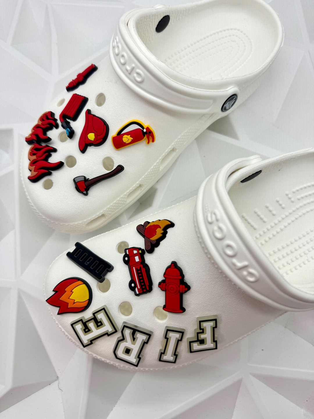 Firefighter Crocs Charms, Fire Crocs Charms, Ladder Crocs Charms ...