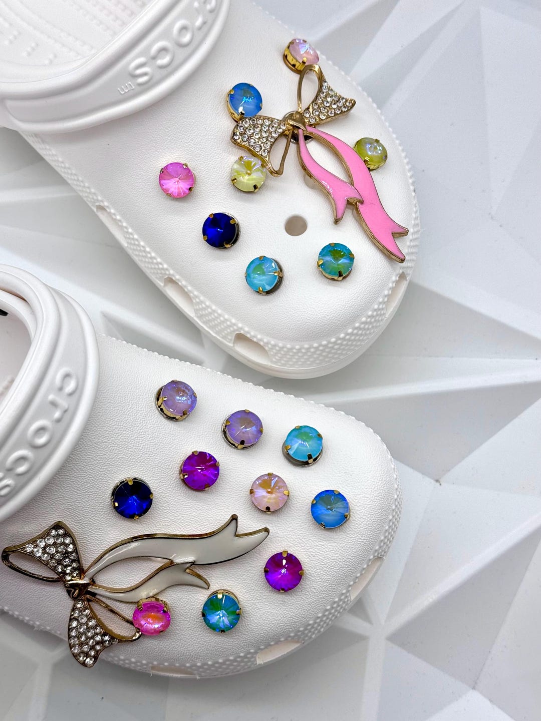 Bow Crocs Charms. Pink Crocs Charms. Rhinestone Crocs Charms . Unique ...