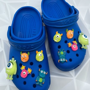 Monster Croc Charm Set of 6. 2d Croc Charms - Etsy