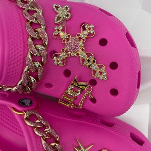 Gold Crocs Charms,bling Crocs Charms . Butterfly Crocs Charms . Lucky ...