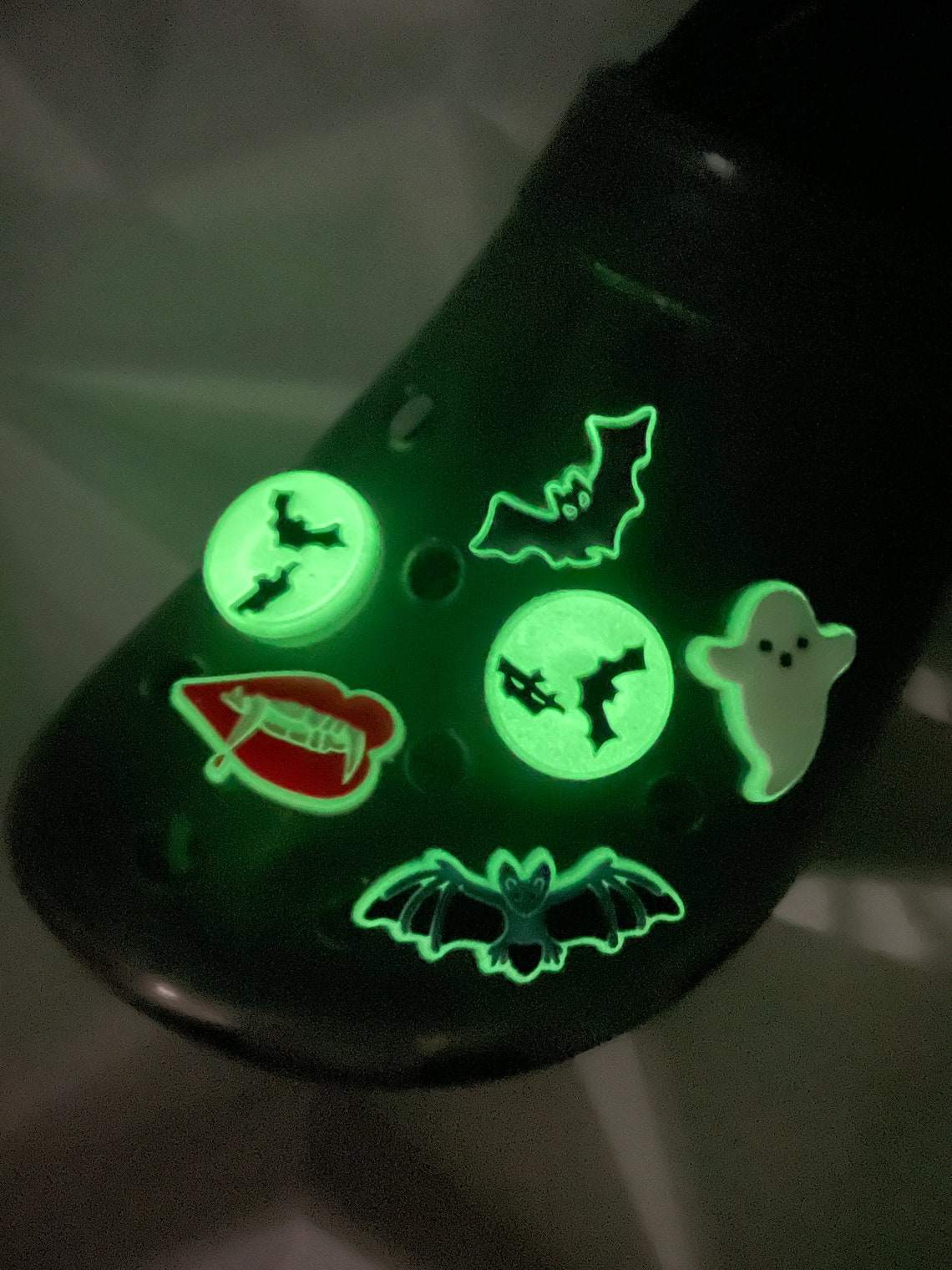 Spooky Croc Charm Skeleton Croc Charm Ghost Croc Charm - Etsy