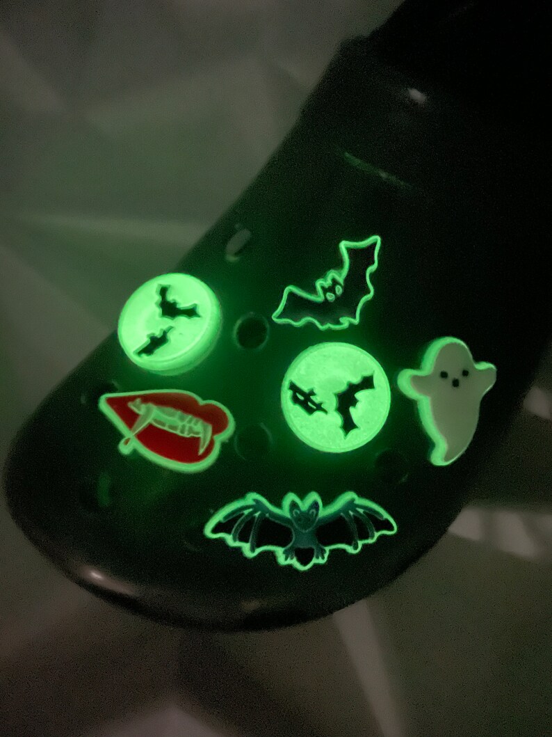 Spooky Croc Charm Skeleton Croc Charm Ghost Croc Charm - Etsy