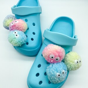 Pom Pom Crocs Charms . - Etsy