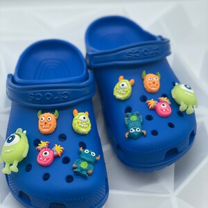 Monster Croc Charm Set of 6. 2d Croc Charms - Etsy