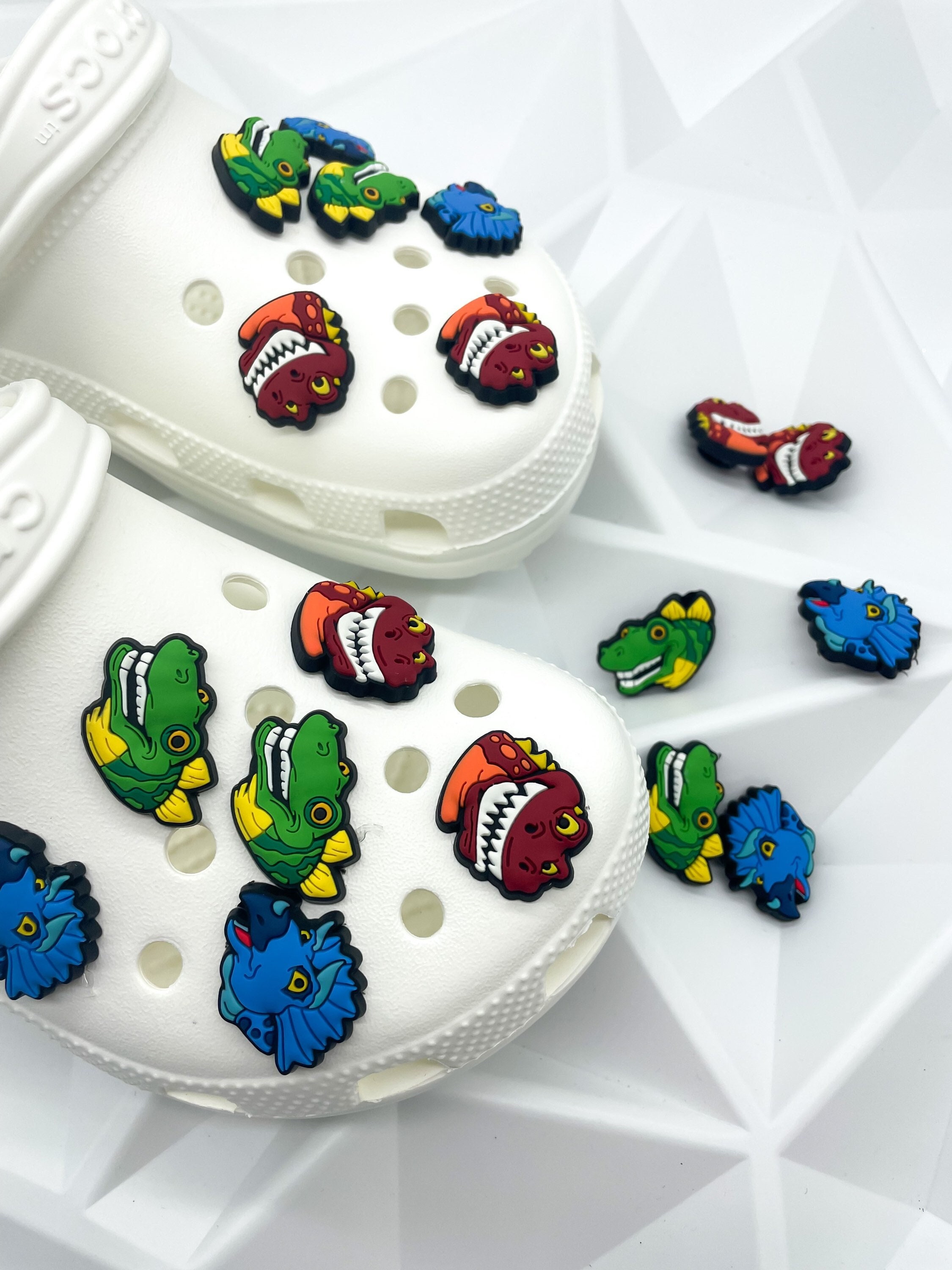 Dinosaur Crocs Charms Shoe Decoration Croc Charm . - Etsy