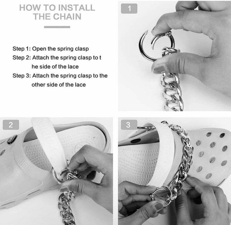 Crocs Chain Sets of 10 Pcs . Pastel Crocs Chains Sets - Etsy