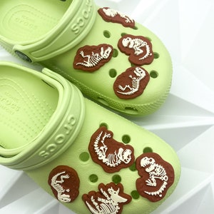 Fossil Dinosaur Crocs Charms, Shoe Decoration , Croc Charm . - Etsy