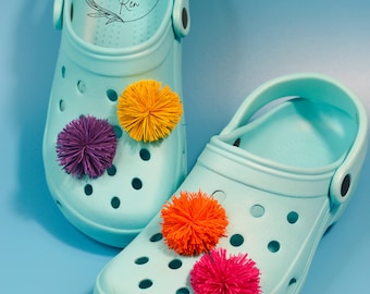 Pom Pom Crocs Charms . - Etsy