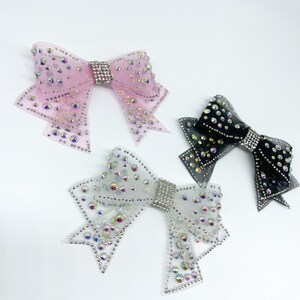 Rhinestone Glitter Bow Crocs Charms . Pretty Bow Charms - Etsy