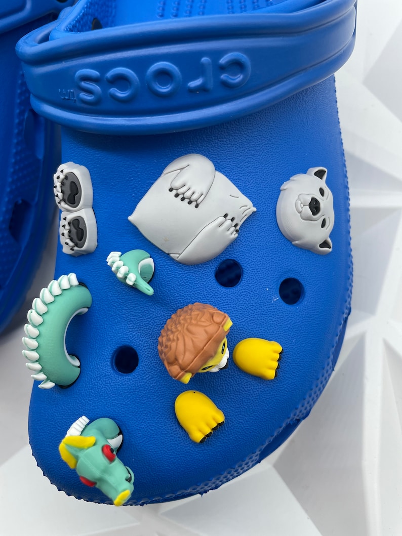 Jungle Animal Croc Charms. 3d Croc Charm . Dragon Croc Charm. - Etsy