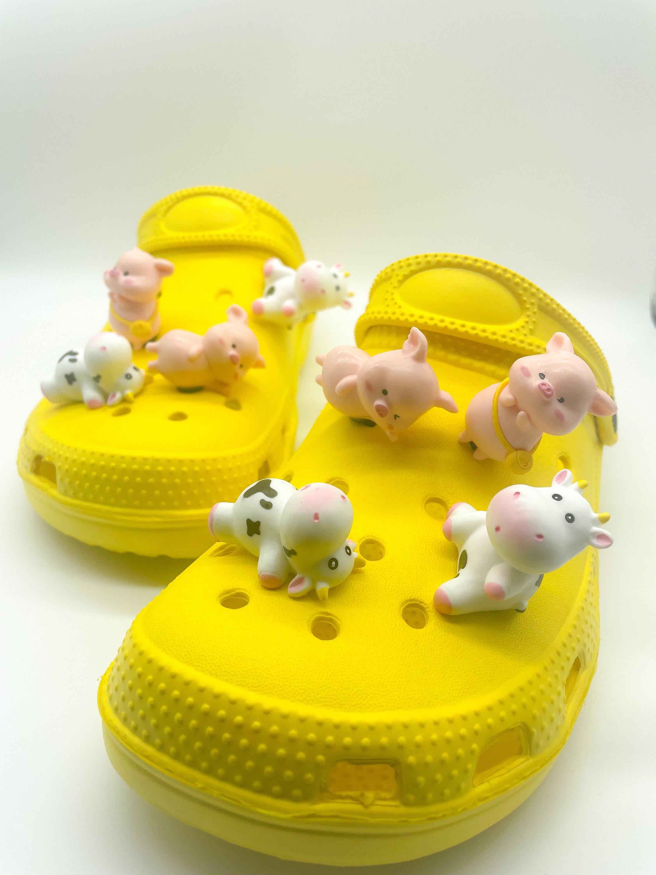 Cat Crocs Charms Cow Crocs Charms Pigs 3D Crocs Charms. Farm - Etsy