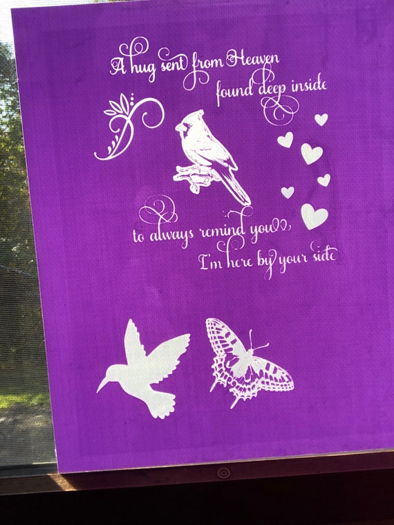 A Hug Sent From Heaven Silk Screen Stencil Silk Screen - Etsy