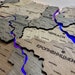 Multi-layer World Map Color Natural, LED Map World, Wooden Travel Map ...