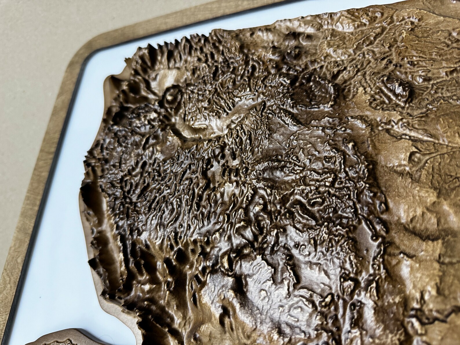 3D USA Map Color Nut, Wooden Travel Map, Topographic Map, 3D Wooden Map ...