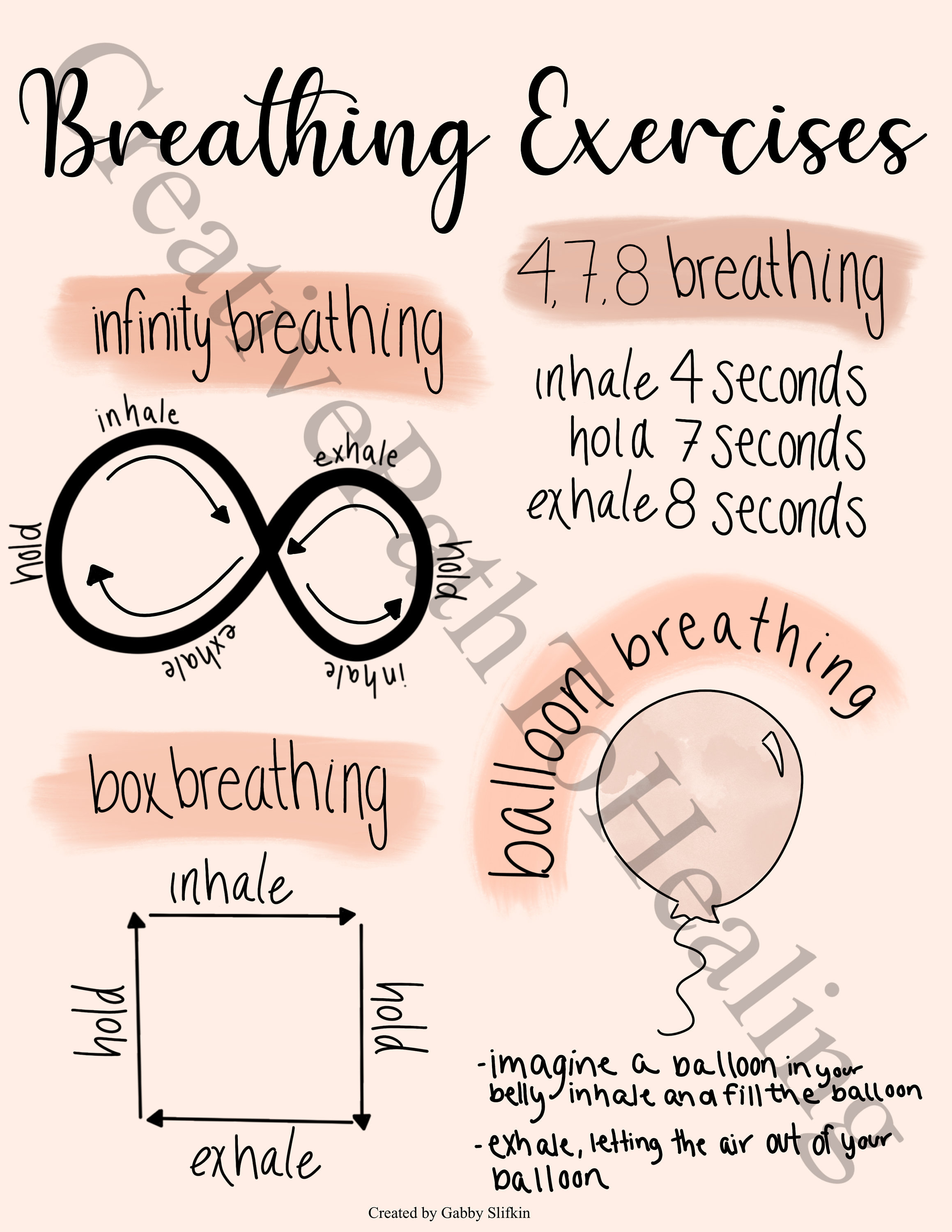 Breathing Exercises Therapy Tool Digital Art Download - Etsy
