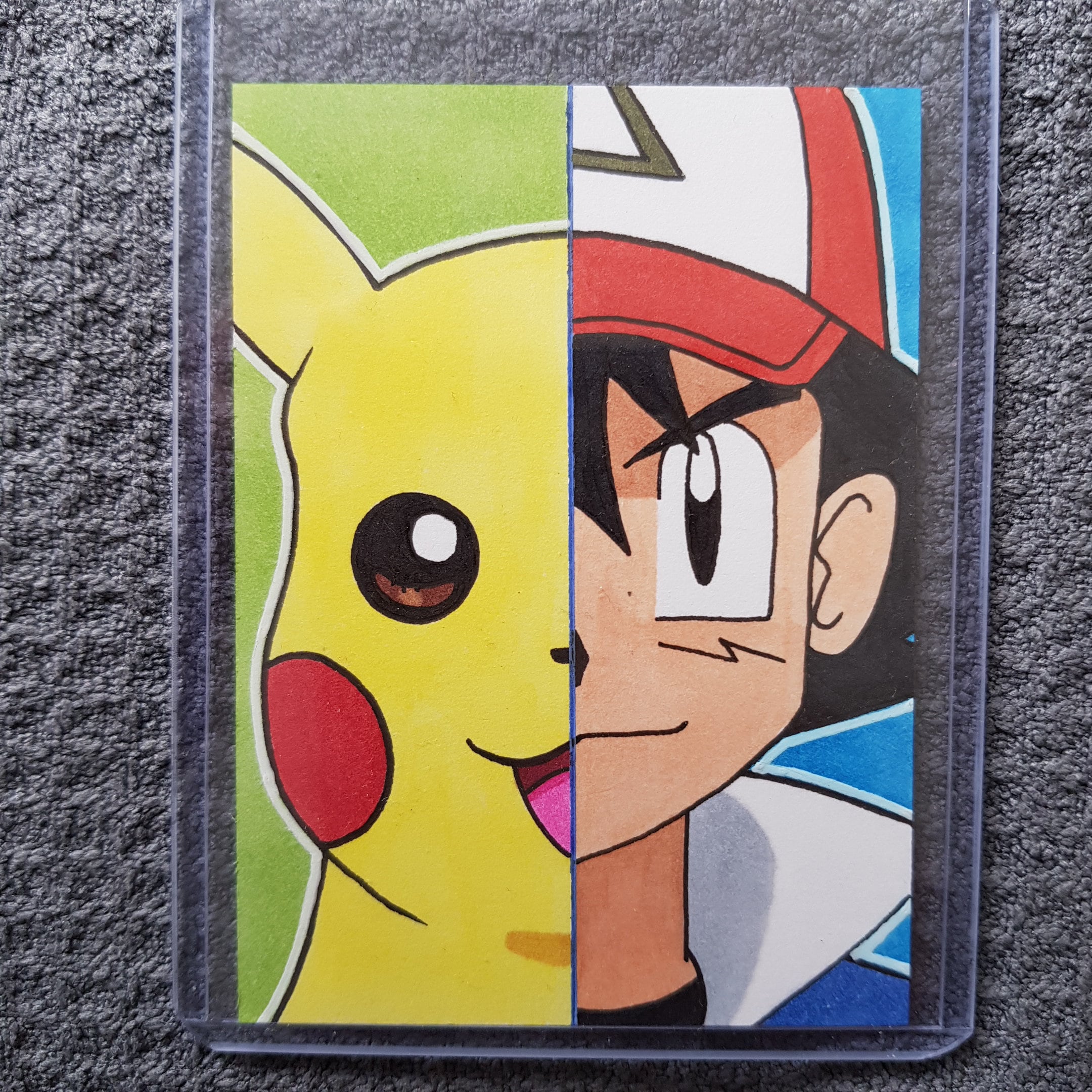 Pikachu And Ash Drawing