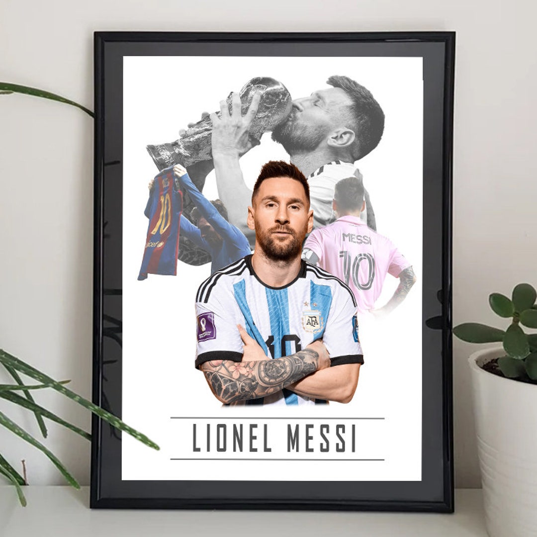 Lionel Messi Poster, Wall Art, Football, Digital Download, Kids, Man ...