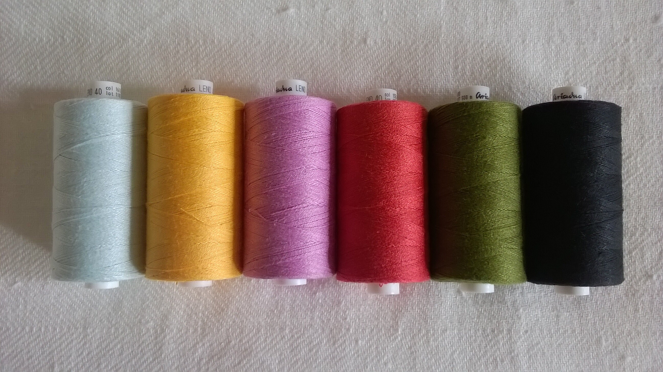 Fine Linen Thread Spool 500m/547yd 2 Ply Linen Thread in 6 - Etsy
