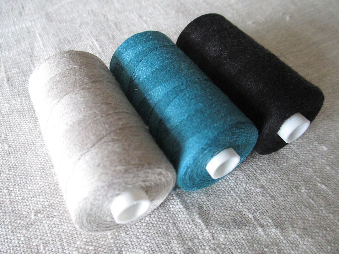 Fine Linen Thread Spool 500m/547yd 2 Ply Linen Thread in 3 - Etsy