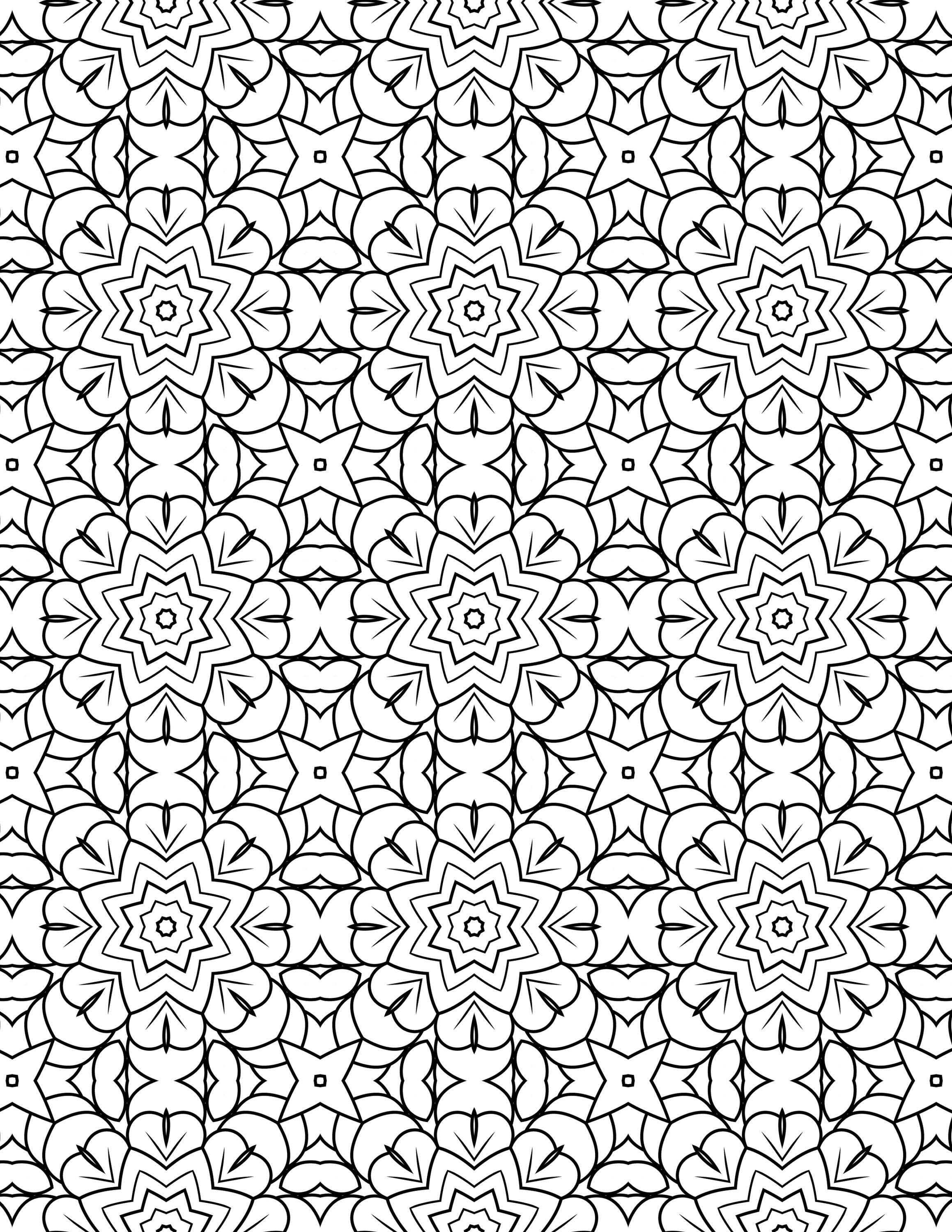 Geometric Coloring Pages - Digital Download - Etsy