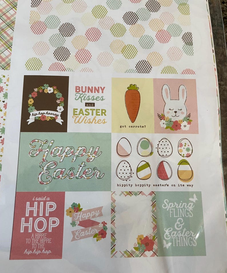 Easter Simple Stories Paper & Stickers Kit Item 7835 12x12 Paper and ...