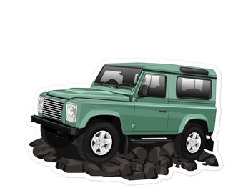 Land Rover Vinyl Decal - Etsy