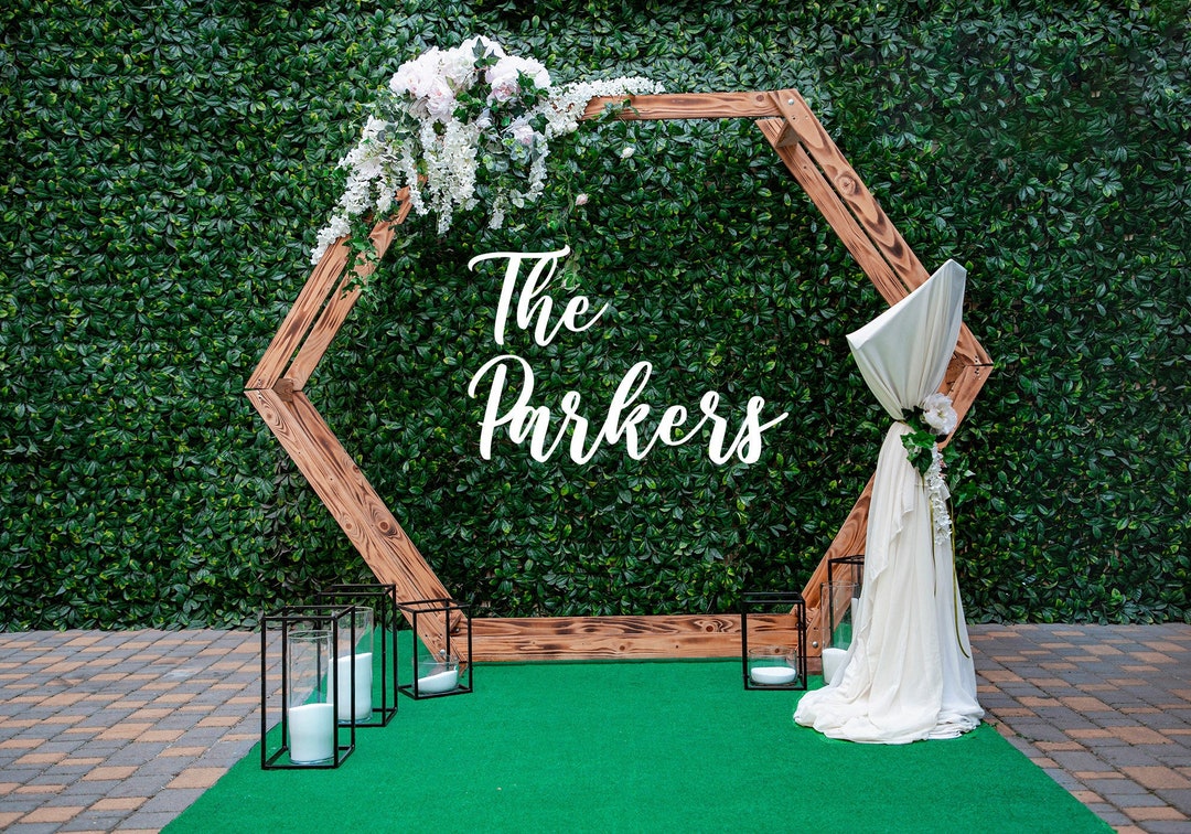 Wedding Name Sign Personalized Wedding Gift Last Name Sign - Etsy