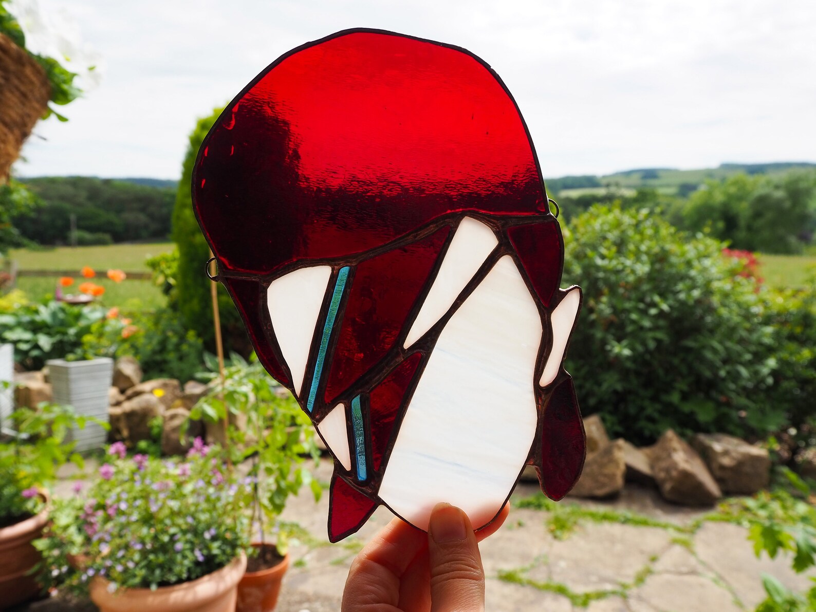 Ziggy Stardust Stained Glass Sun Catcher // Aladdin Sane, Starman ...